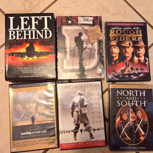 Games | Left Behind Dvd Collection Many War Movies | Poshmark